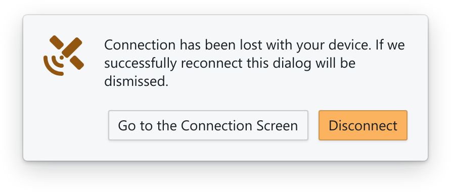 DisconnectionModal - Electric UI